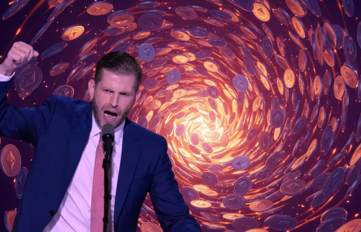 Para Eric Trump el precio de Ethereum ya debería estar en 8000 dólares ...