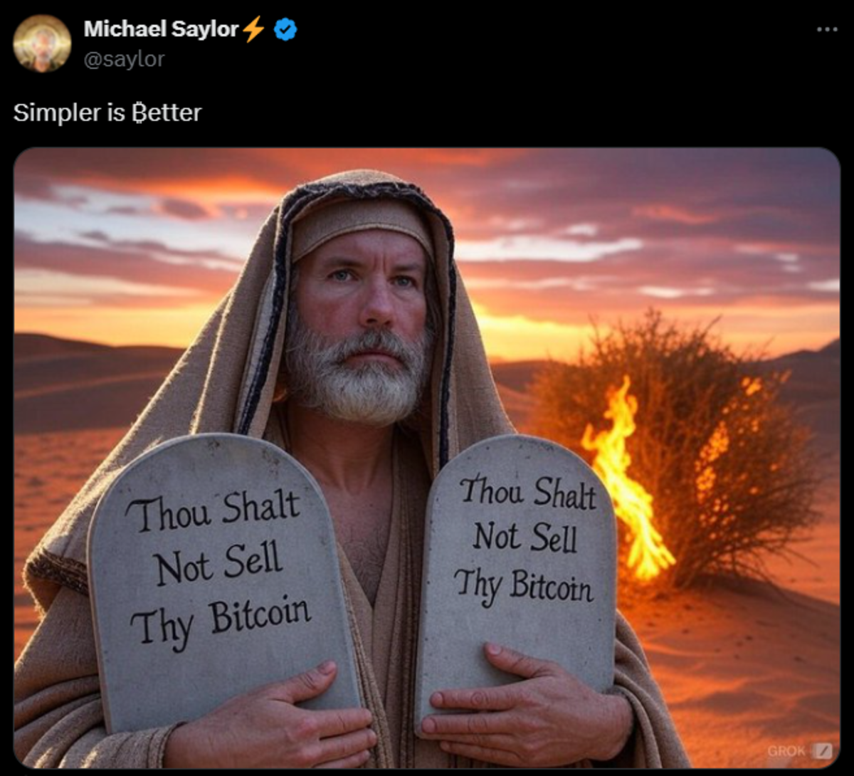 El profeta de Bitcoin: Michael Saylor usó una metáfora bíblica para ...